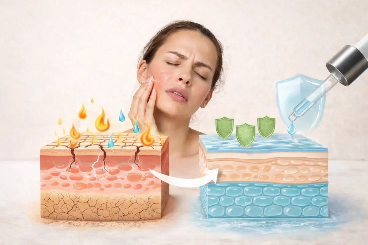 Burning skin - how to effectively rebuild the hydrolipid barrier ...